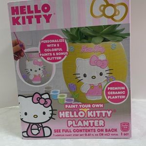 Sanrio | Art | Hello Kitty Planter Paint Your Own 4 | Poshmark